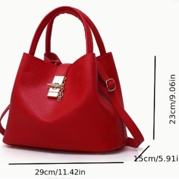 Bags | Nwt Classic Mini Bucket Bag In Red | Poshmark